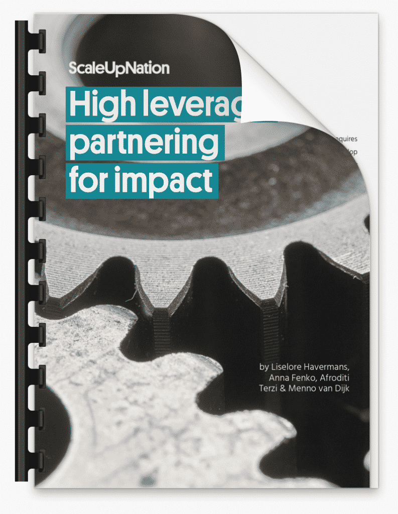 Scaling impact: Building high leverage partnerships | ScaleUpNation
